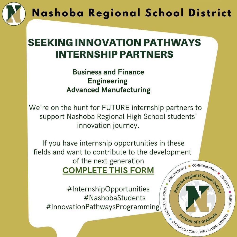Join the Journey: Nashoba Regional High School Seeks Internship ...